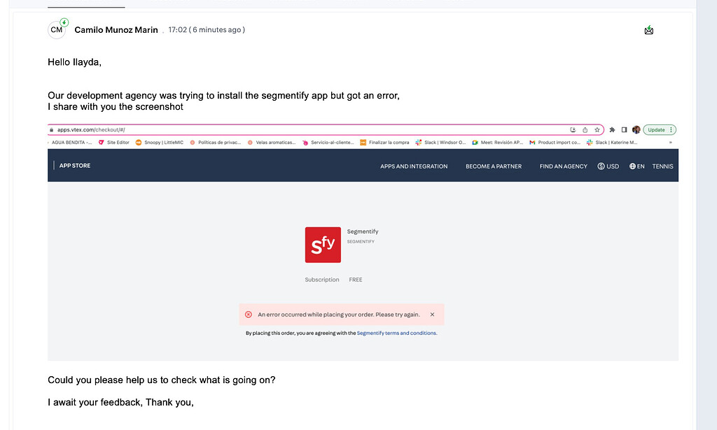Customer got an error when installing our app from app store - App ...